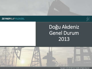 Doğu Akdeniz 2013 April | PPT