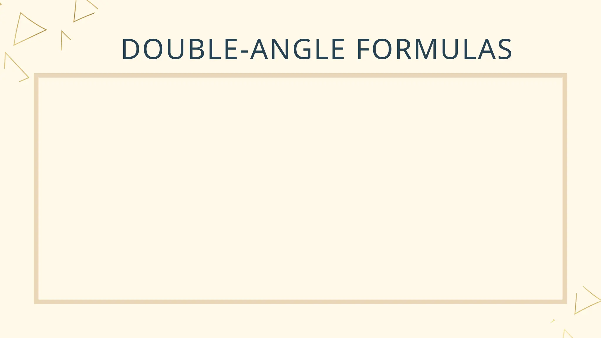 Double-Angle Formulas.pptxaaaaaaaaaaaaa1 | PPTX
