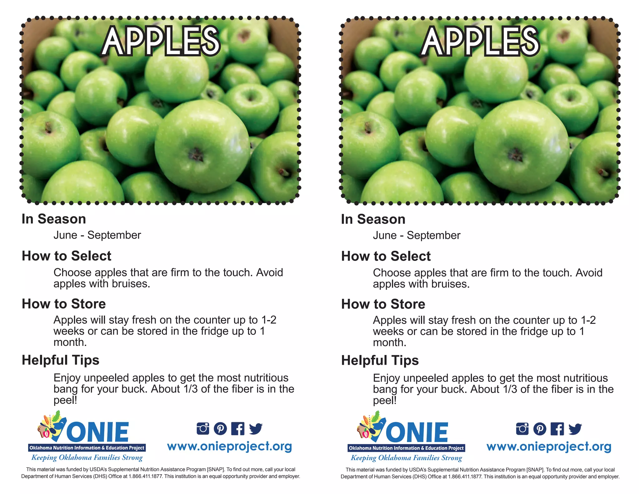 Apple Recipe Card | PPT