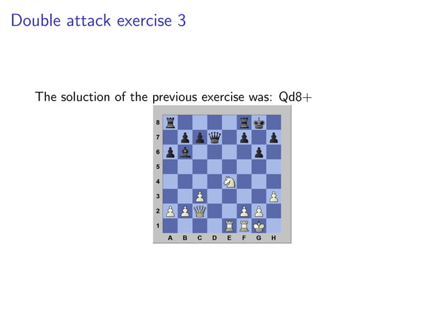 The double attack chess tactic | PPT