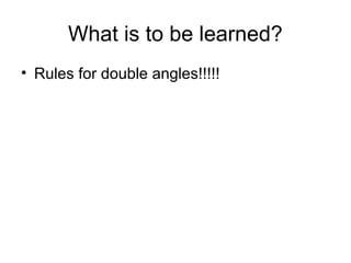 Double compound angle formulae | PPT | Physics | Science