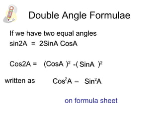 Double compound angle formulae | PPT