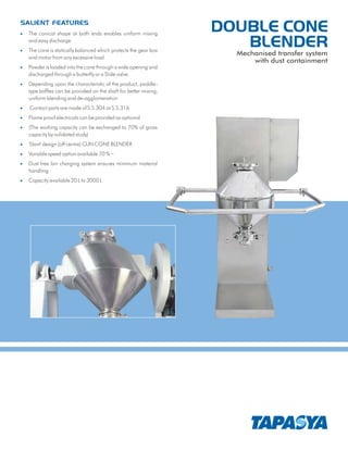 Double Cone Blender | PDF