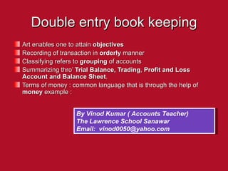 Double entry-accounting | PPT