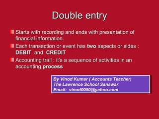 Double entry-accounting | PPT