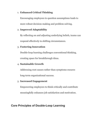 Double-Loop Learning_ A Blueprint for Smarter Decision-Making at Work ...