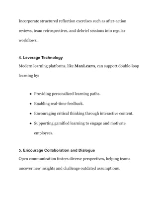 Double-Loop Learning_ A Blueprint for Smarter Decision-Making at Work ...