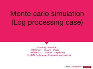 Monte carlo simulation | PPTX