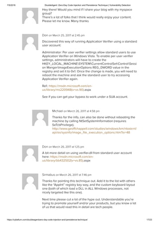 Double agent zero-day code injection and persistence technique | PDF