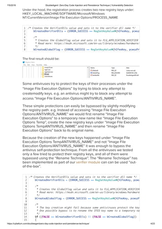 Double agent zero-day code injection and persistence technique | PDF