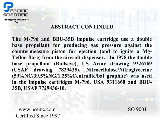 Double Base Propellant Nitrocellulose Decomposition | PPT