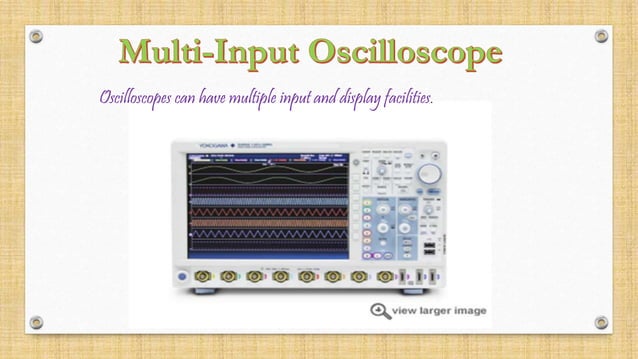 Double beam oscilloscope | PPTX | Physics | Science