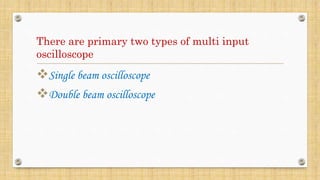 Double beam oscilloscope | PPTX