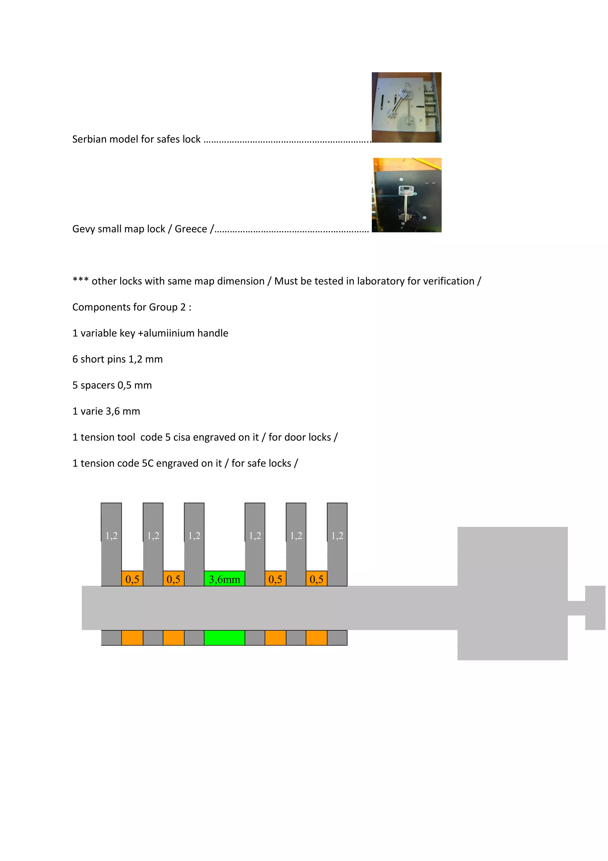 Double bit locks group 2 | PDF