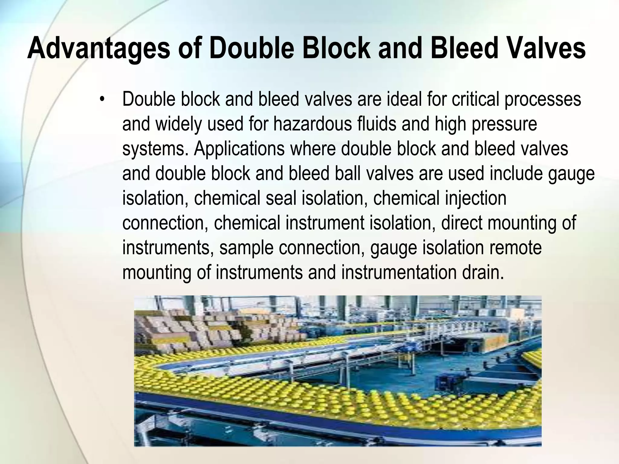 Double Block & Bleed Valve | PPTX