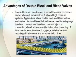 Double Block & Bleed Valve | PPTX