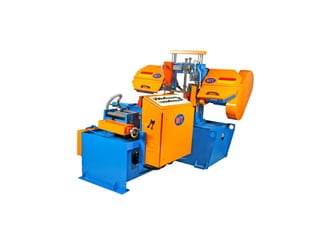 Double column band saw machines presentation hb 250 a | PPT