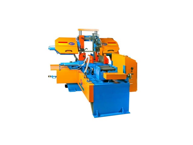 Double column band saw machines presentation hb 250 a | PPT