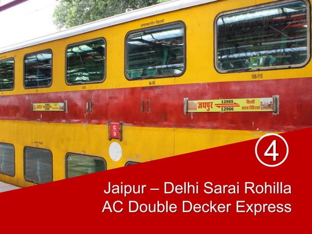 Double decker express trains of indian railways | PPTX