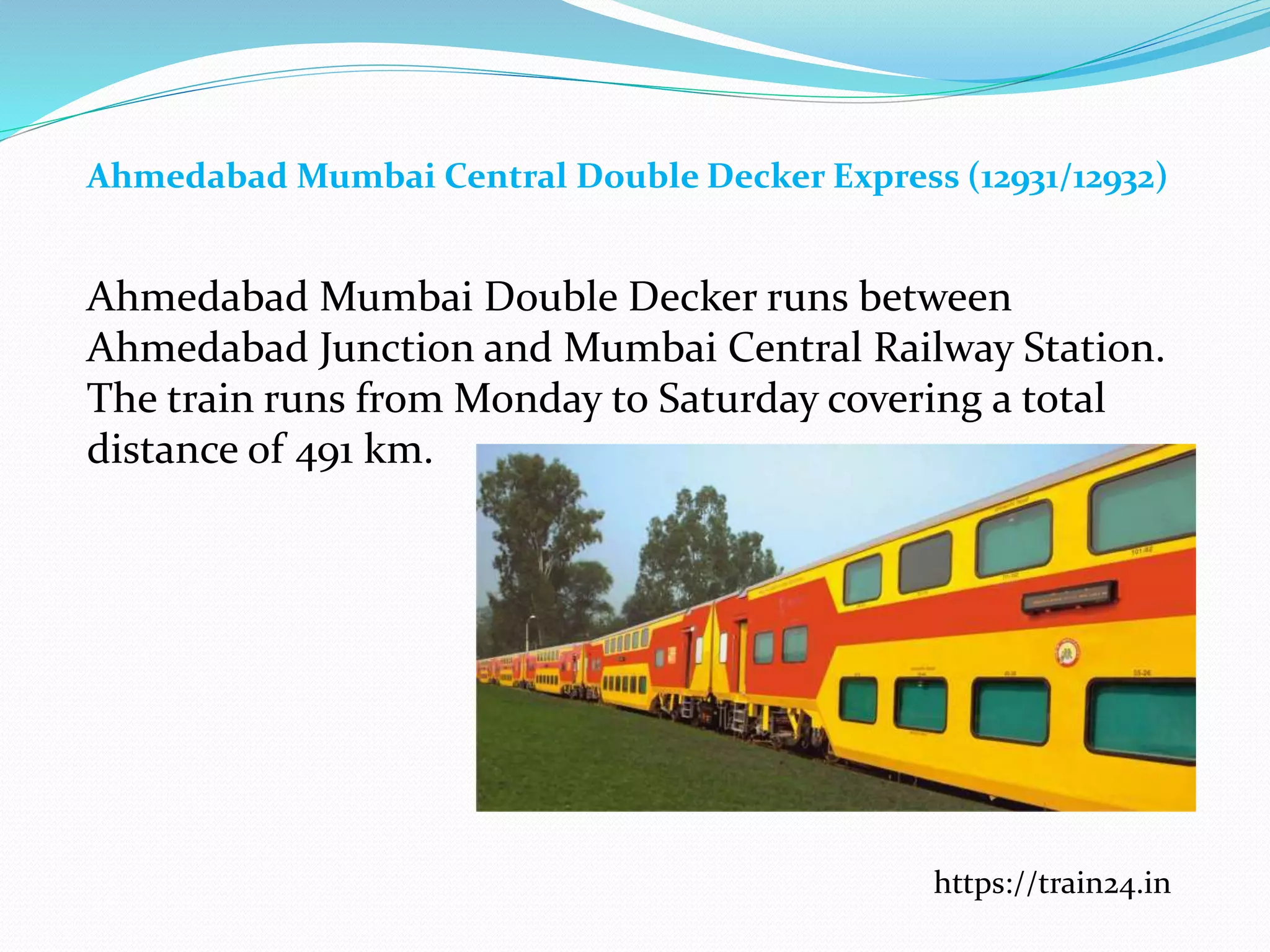 Double Decker trains in india all you need to know | PPTX