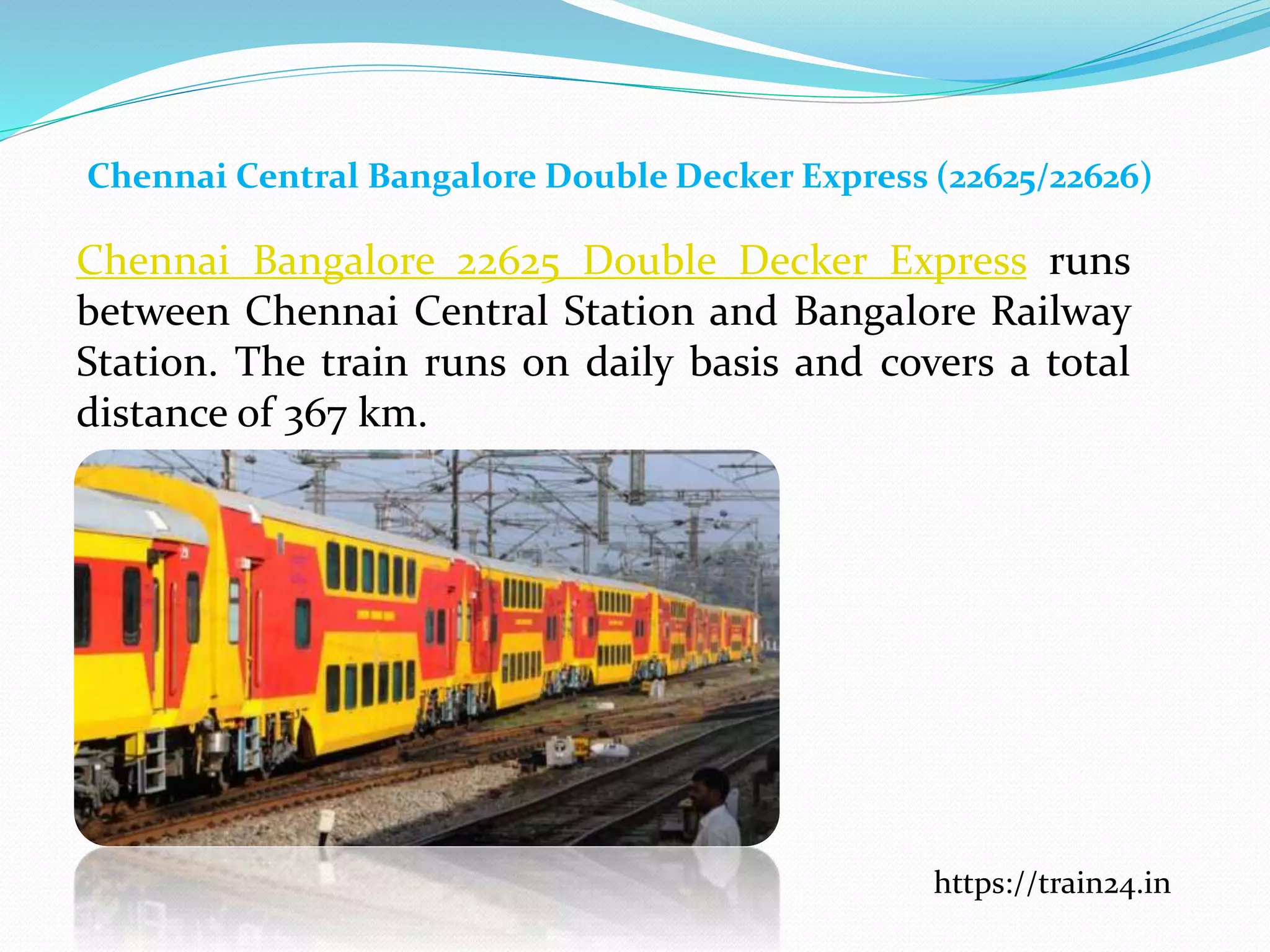 Double Decker trains in india all you need to know | PPTX
