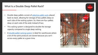 Double Deep Pallet Rack - Canadian Rack Technologies | PPT