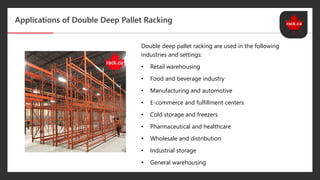 Double Deep Pallet Rack - Canadian Rack Technologies | PPT
