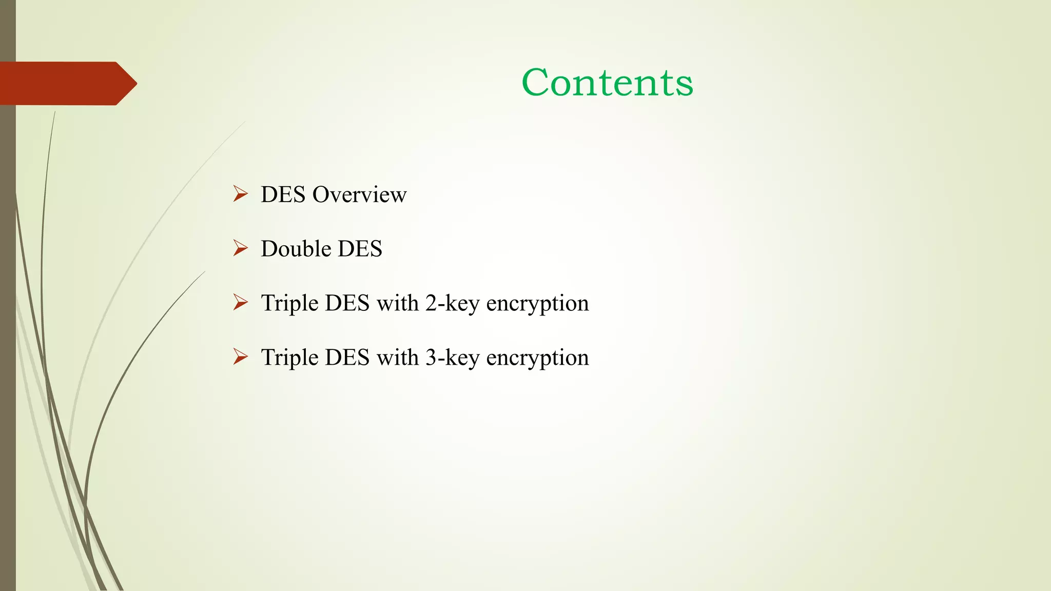 Double DES & Triple DES | PPTX