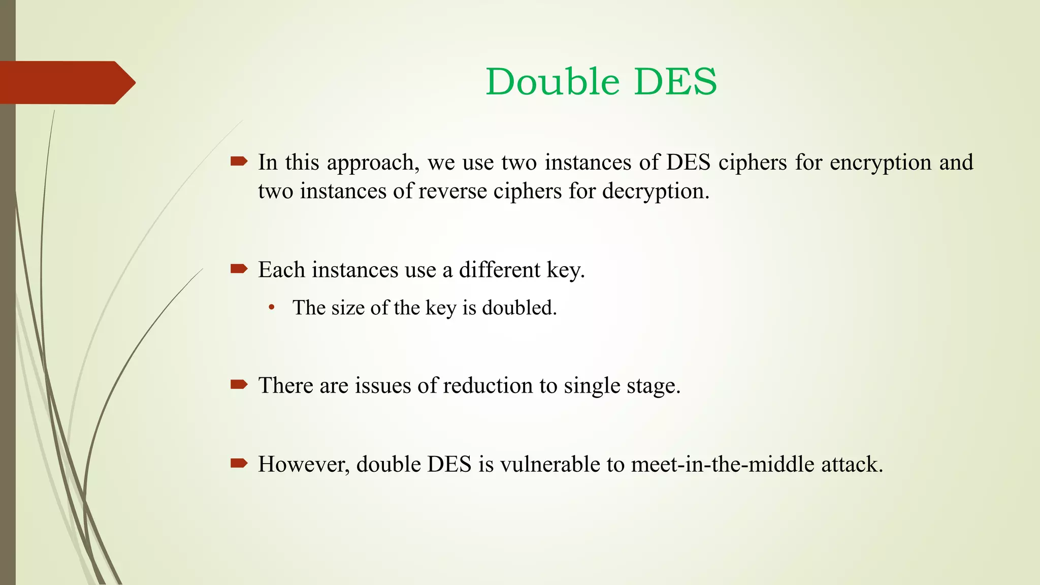Double DES & Triple DES | PPTX