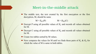 Double DES & Triple DES | PPTX