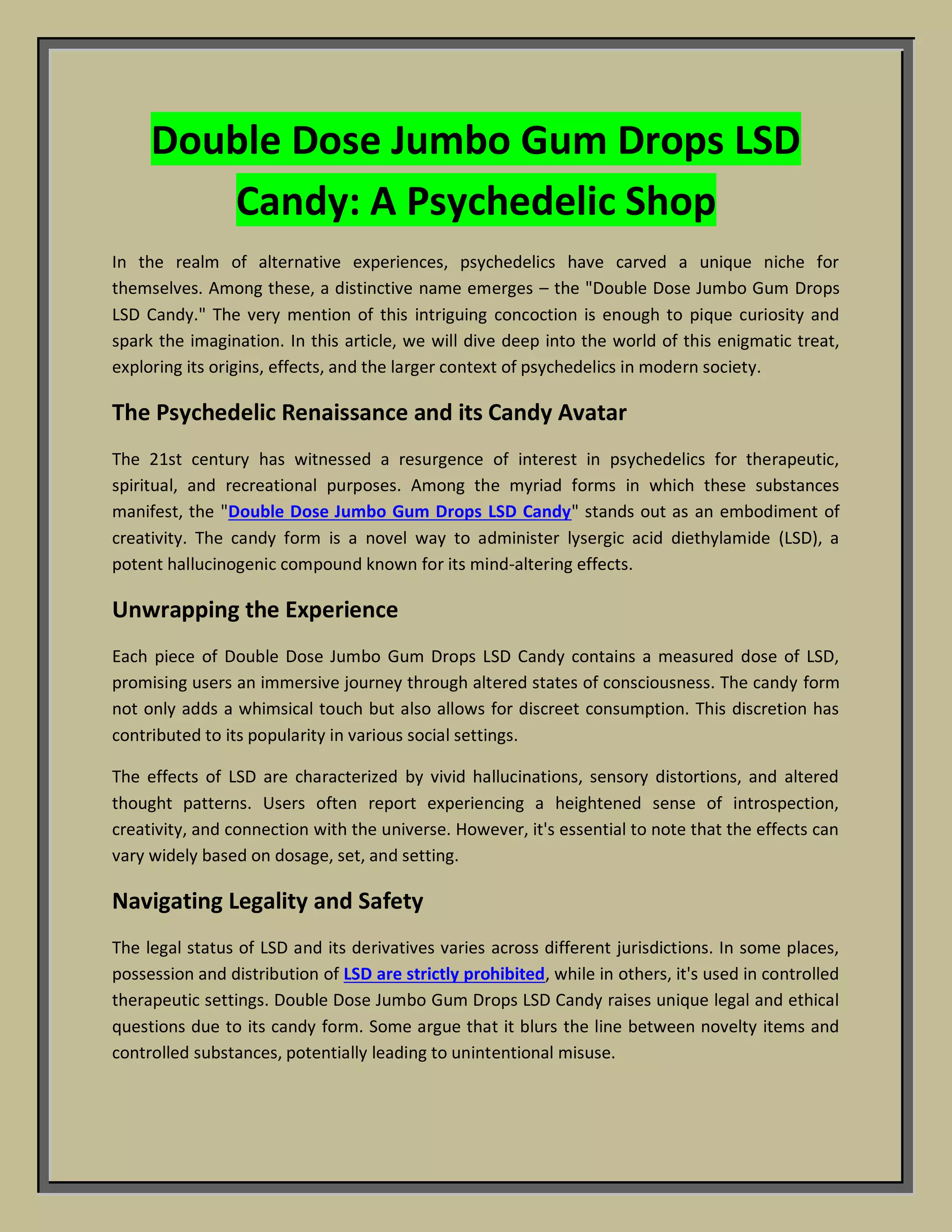 Double Dose Jumbo Gum Drops LSD Candy A Psychedelic Shop.pdf