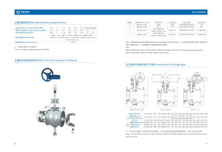 Double eccentric half ball valve catalogue henan quanshun flow control ...