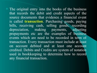 Double entry systme | PPT