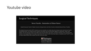 Double fascicular transfer for elbow flexion | PPTX