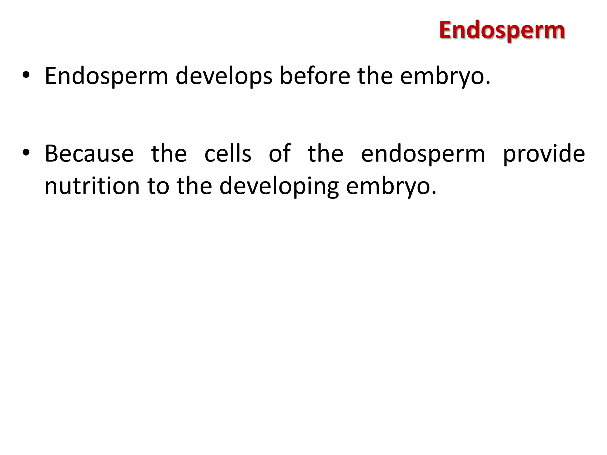 Double fertilization in plants, Monocot and Dicot embryo, Endospermic ...