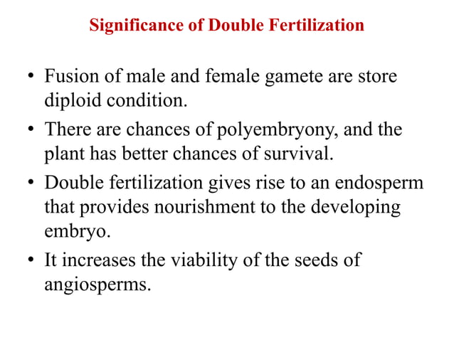Double fertilization & triple fusion | PPTX