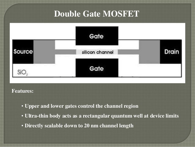 Double gate mosfet