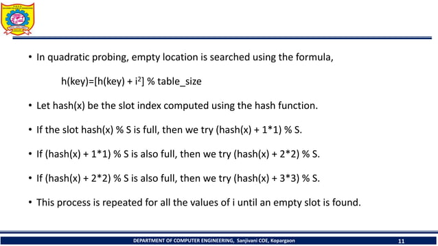 Double Hashing.pptx | Databases | Computer Software and Applications