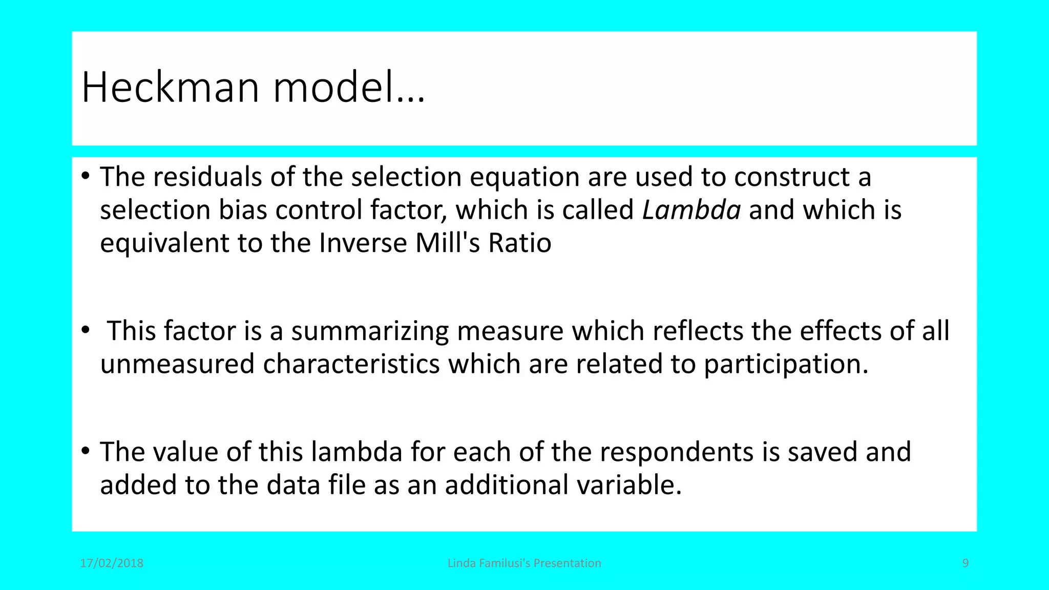 Double Hurdle Models | PPTX