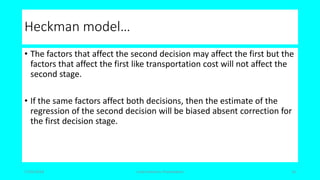 Double Hurdle Models | PPTX