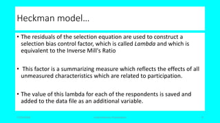 Double Hurdle Models | PPTX