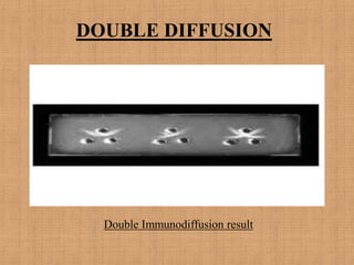Double immunodiffusion technique | PPTX