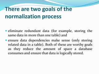 normaliztion | PPT