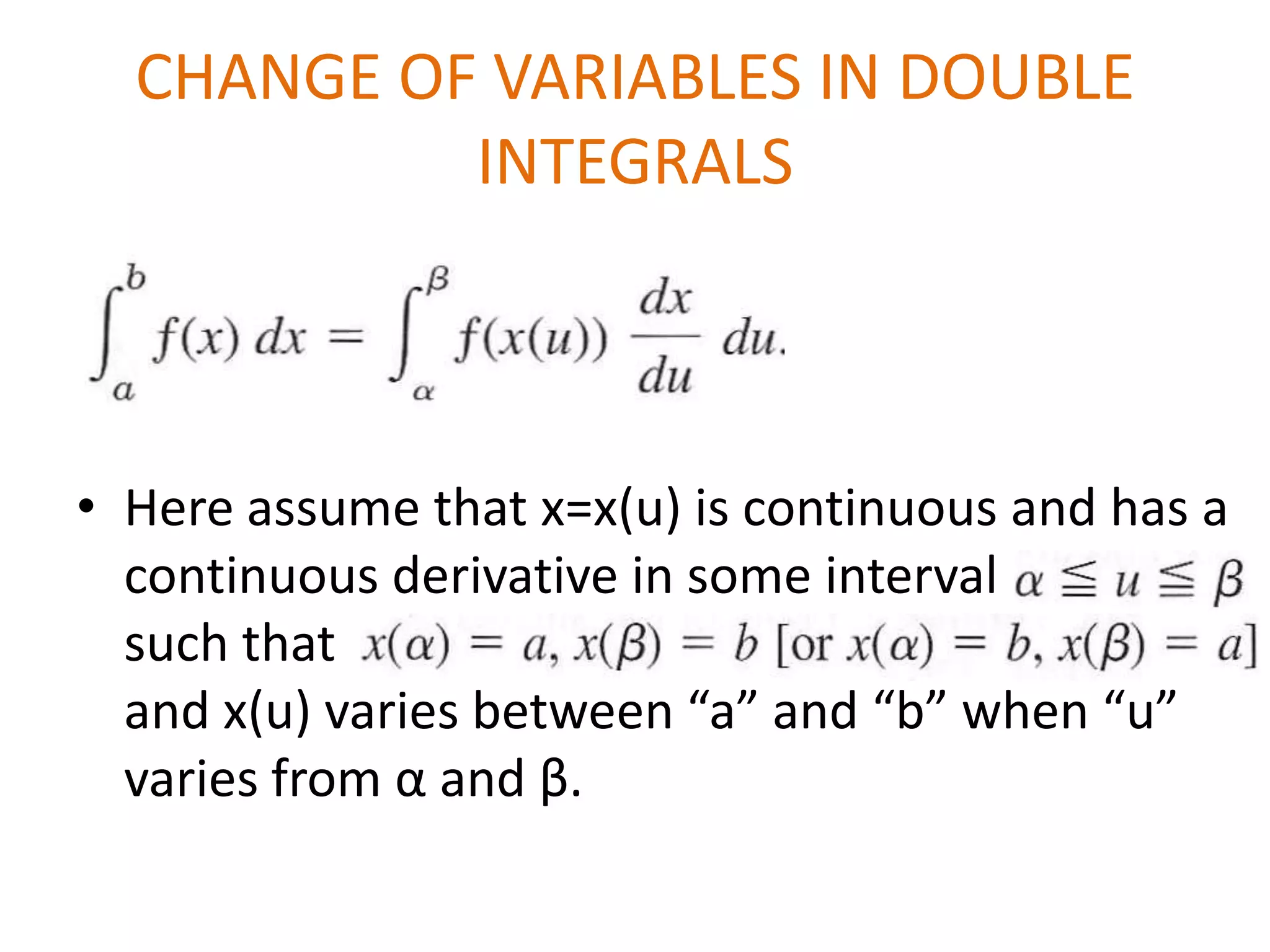 Double Integrals | PPTX