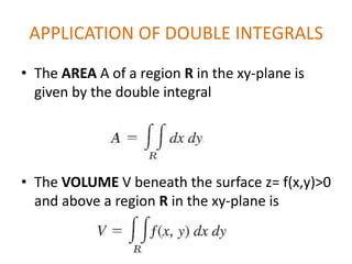 Double Integrals | PPTX