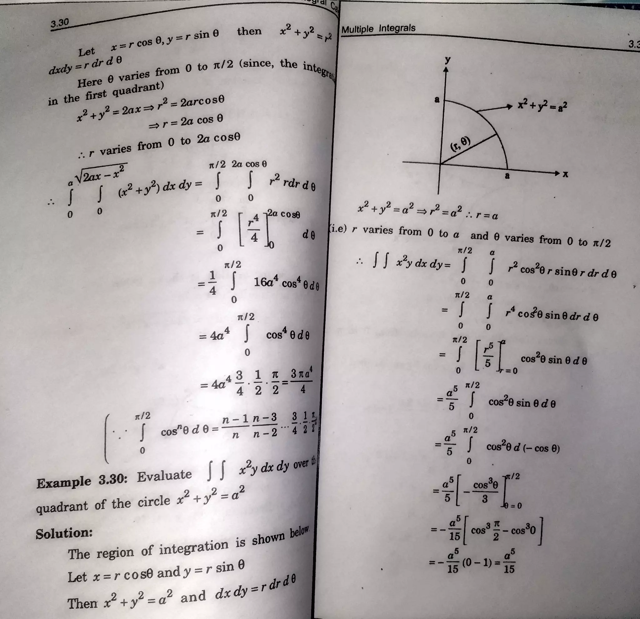 Double integral using polar coordinates | PDF