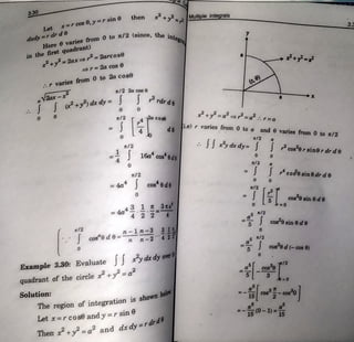 Double integral using polar coordinates | PDF