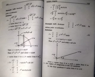 Double integral using polar coordinates | PDF