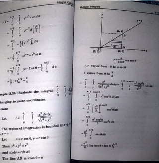 Double integral using polar coordinates | PDF