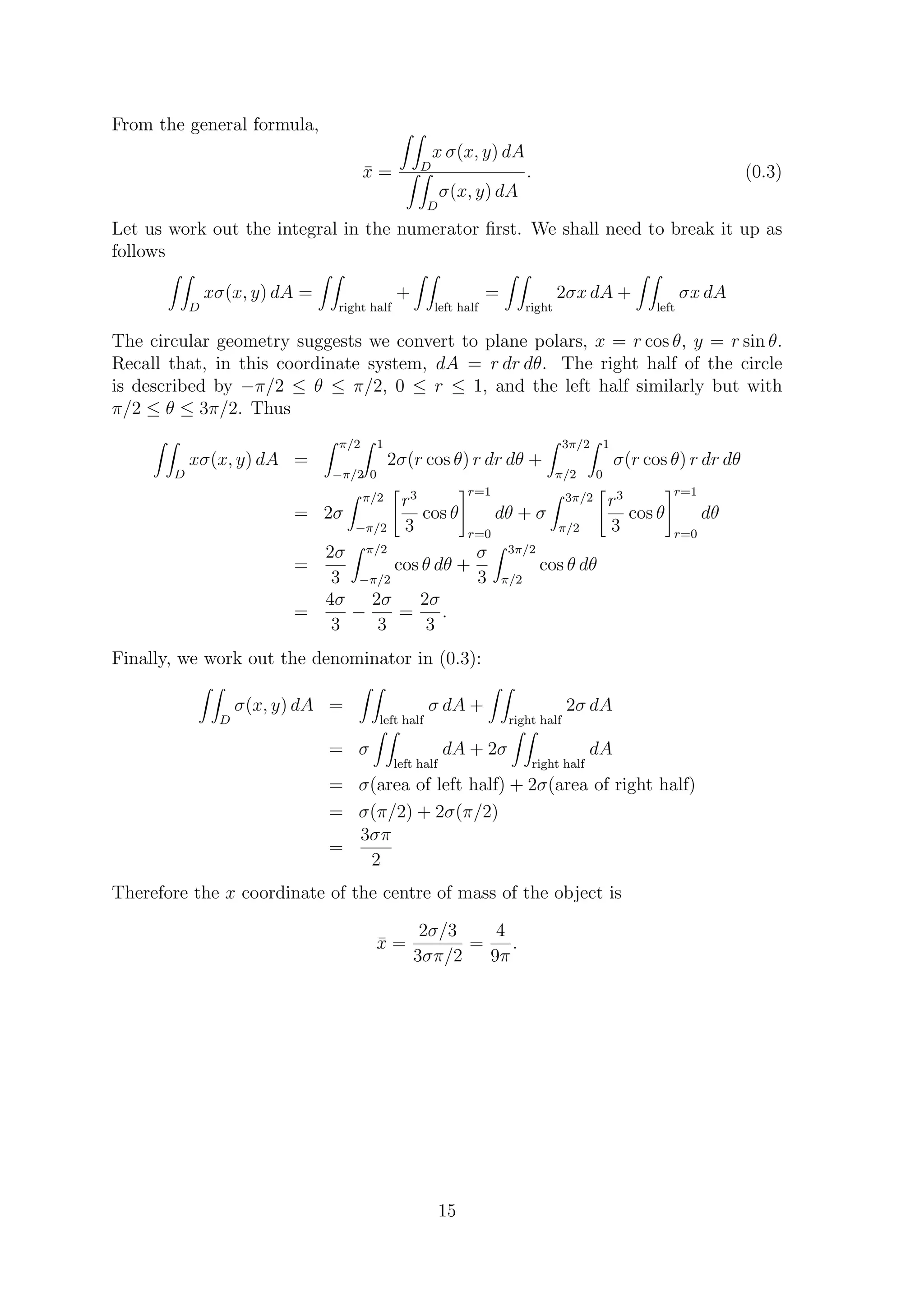 Double integration | PDF